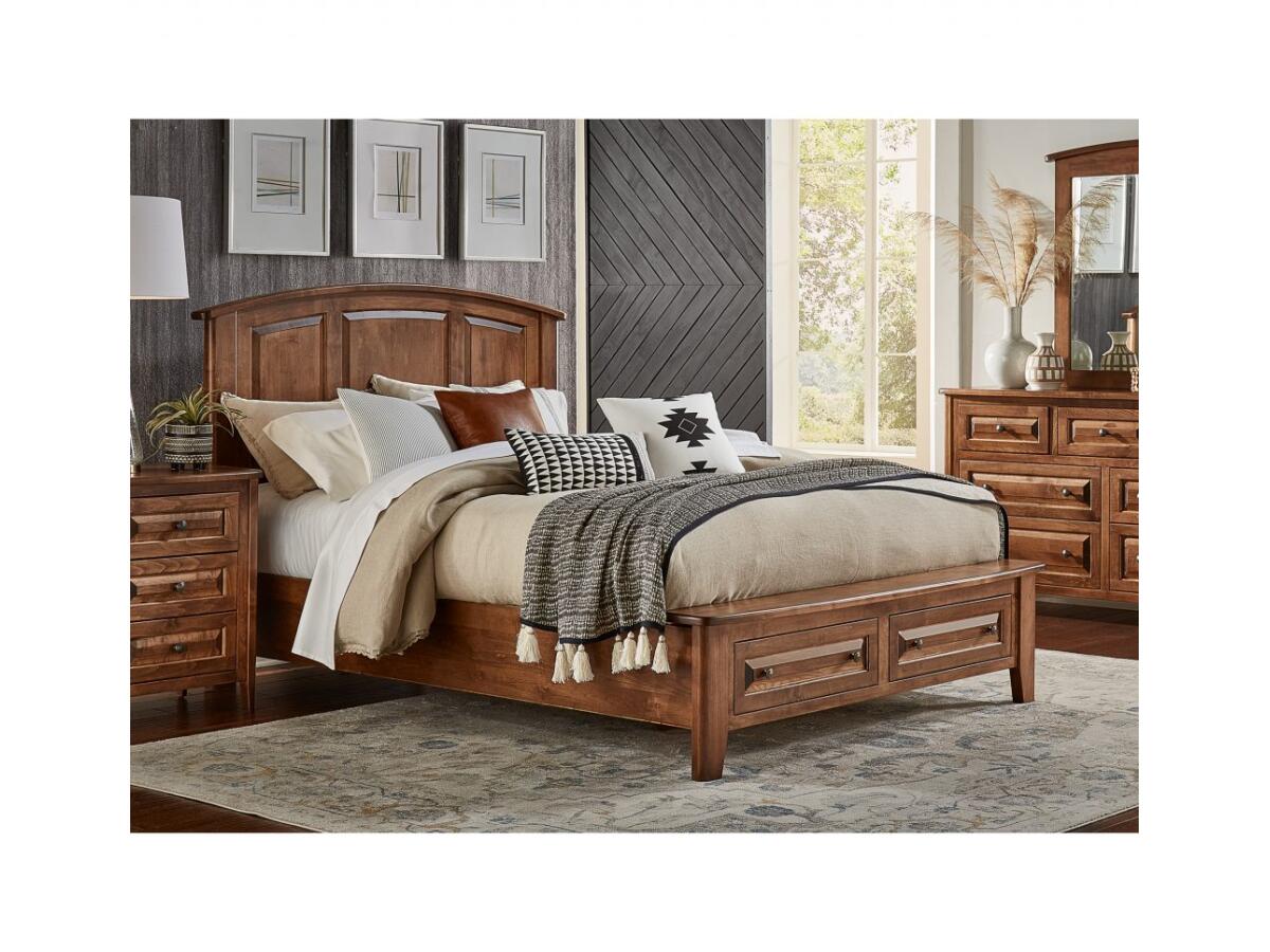 King Carson Bed with Footboard Storage – BILTRITE - Greenfield - Metro ...