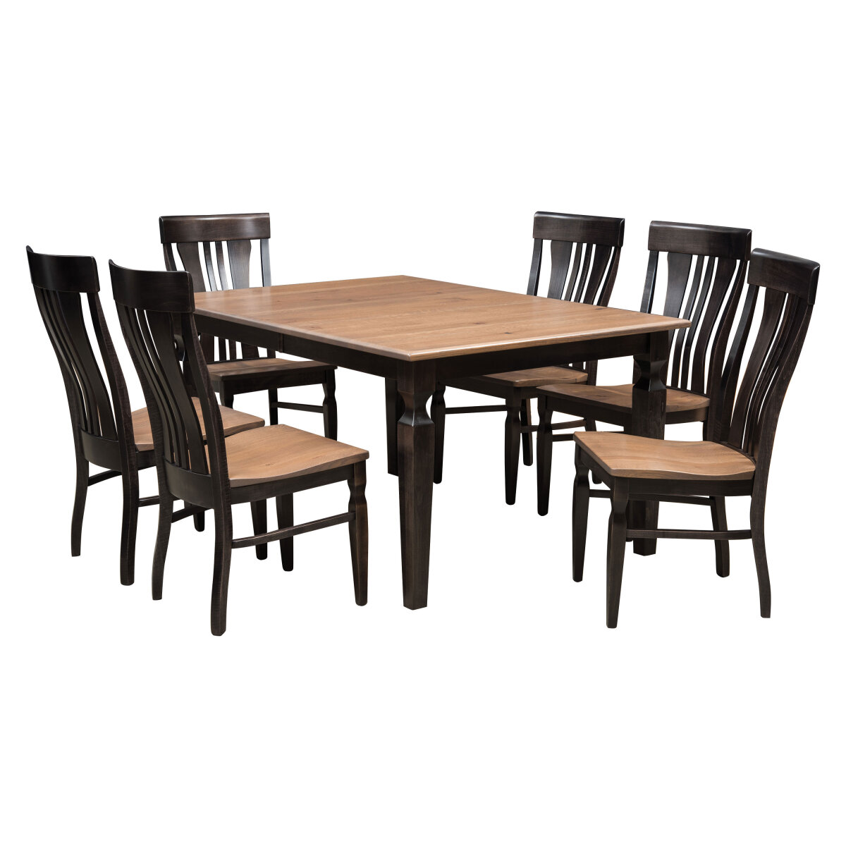 Fiona - 7 Piece Ohio Amish Made- Real Solid Wood Dining Set – BILTRITE ...