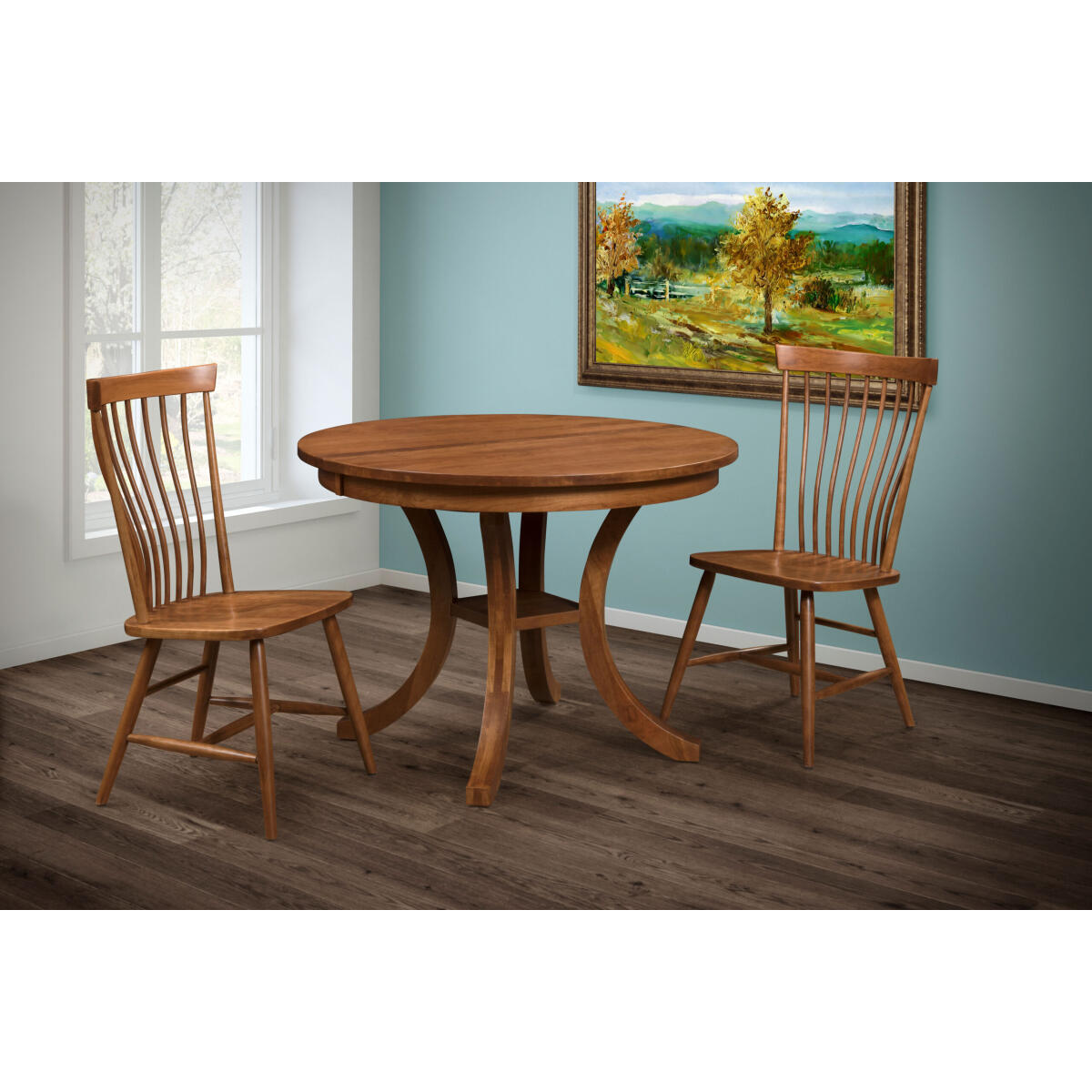 American Relaxation 8006 Dining Set - 5 Piece Ohio Amish Made- Real ...