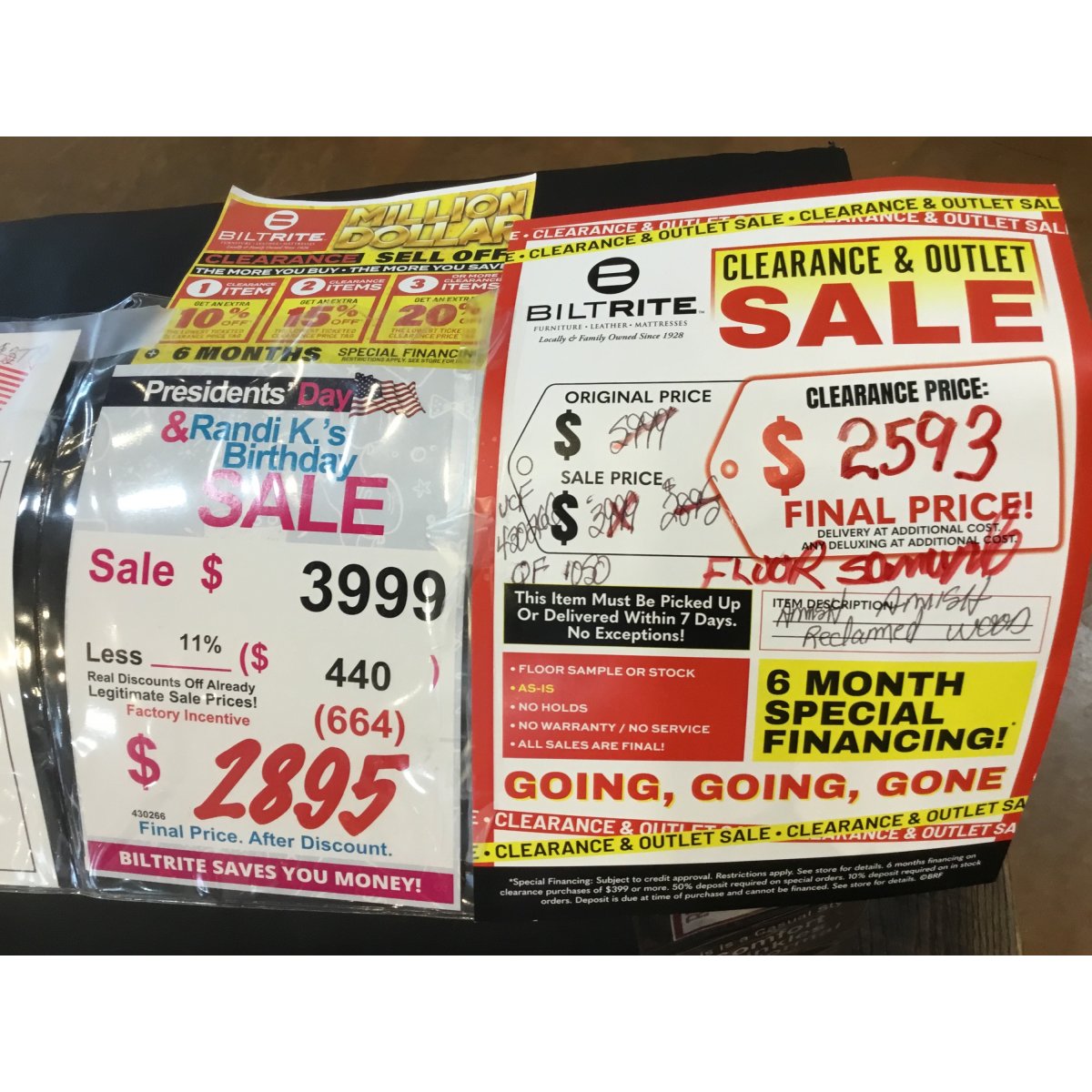 Amish Made Recliner Final Price – BILTRITE - Greenfield - Metro ...