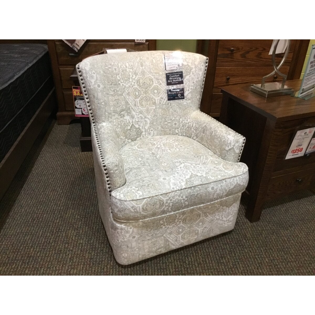 Sam J. Frederick Swivel Chair Final Price – BILTRITE - Greenfield ...