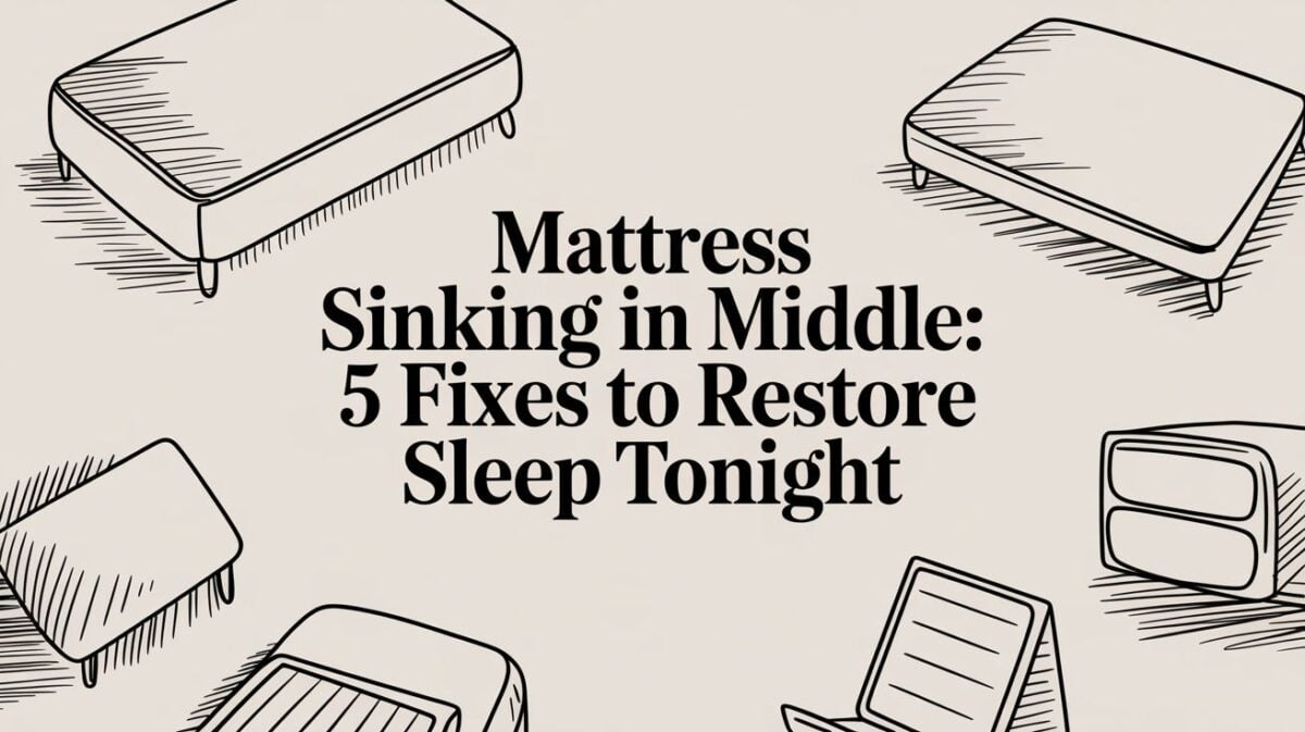 Mattress Sinking in the Middle? Our Family's Guide to Fixing It!
