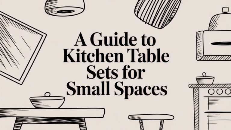 A Guide to Kitchen Table Sets for Small Spaces