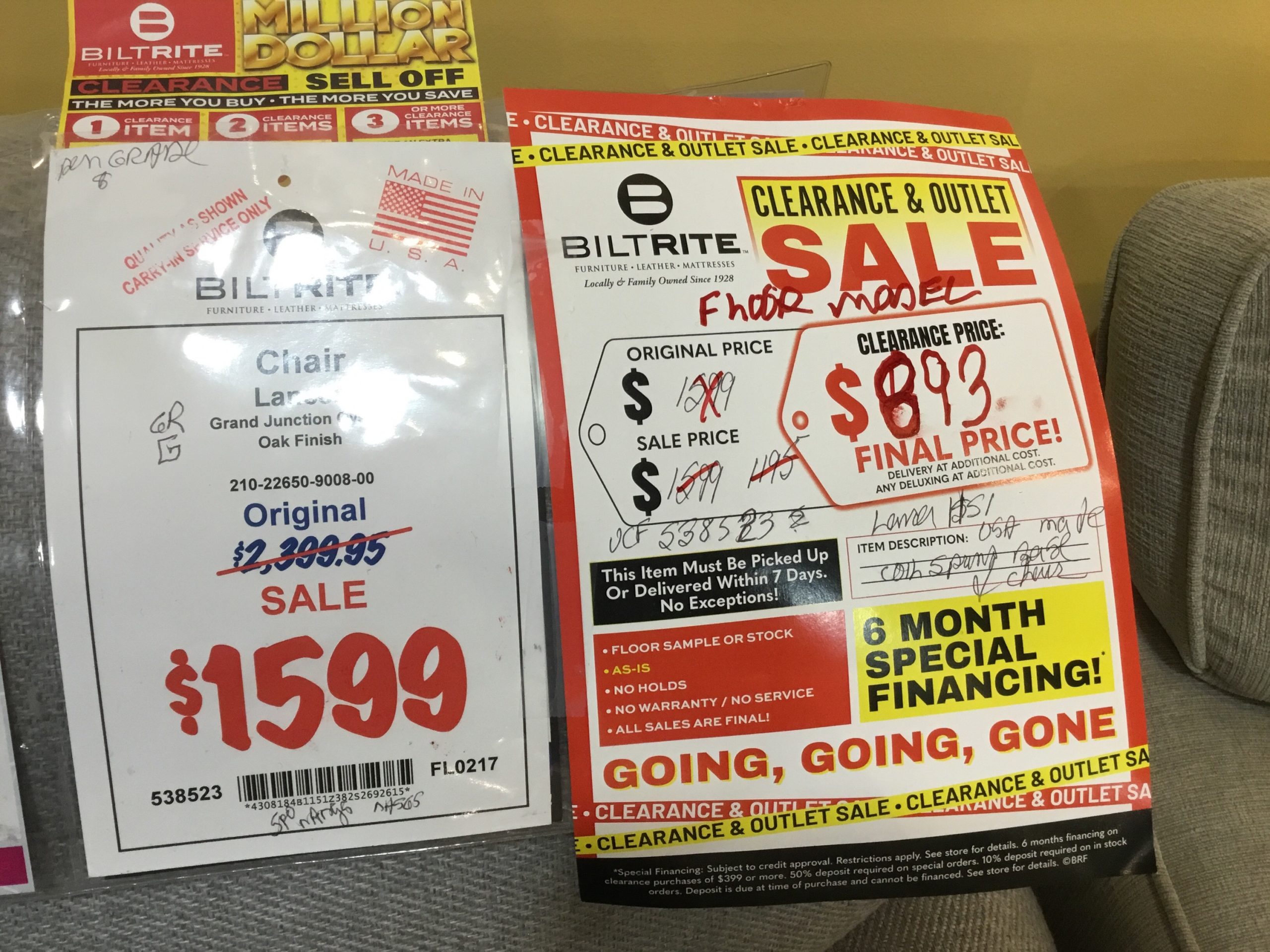 Lancer Chair Final Price – BILTRITE - Greenfield - Metro Milwaukee ...