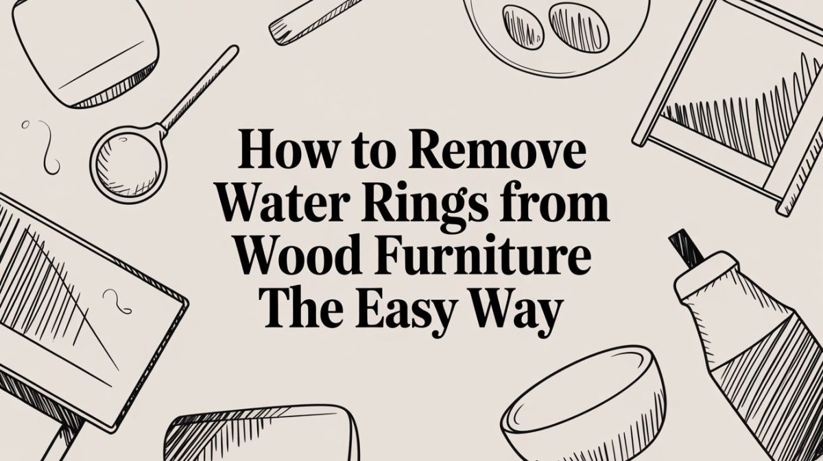 How to Remove Water Rings from Wood Furniture The Easy Way